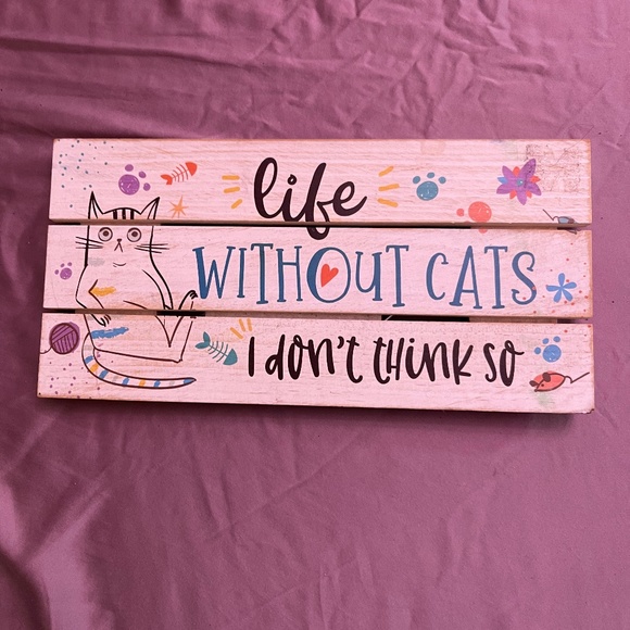 Wall Decor | Saucy Cat Sign | Poshmark